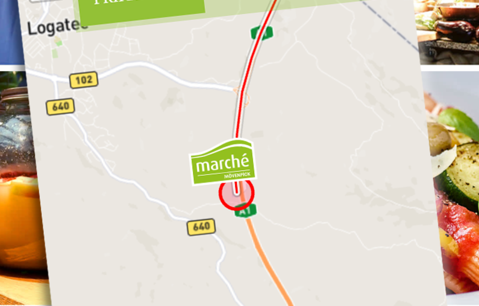 Marché Slovenija | Postanek na potovanju z avtobusom | Marché